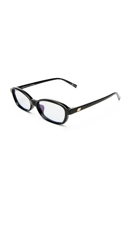 Le Specs Honey Pot Blue Light Eyeglasses - Black