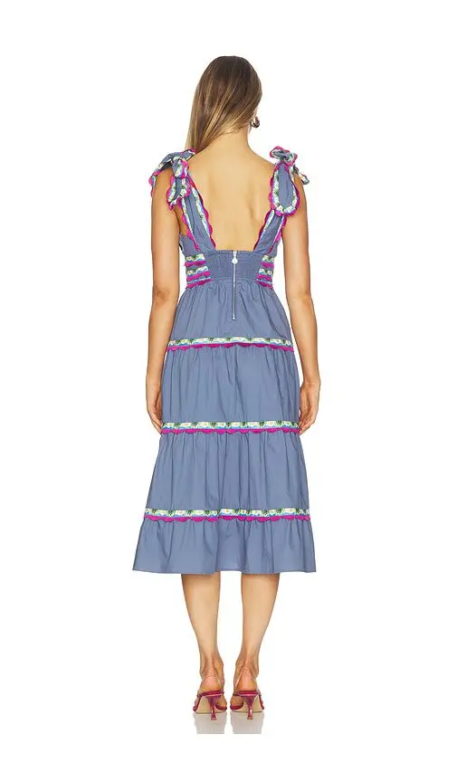 Celiab Chelili Midi Dress - Blue
