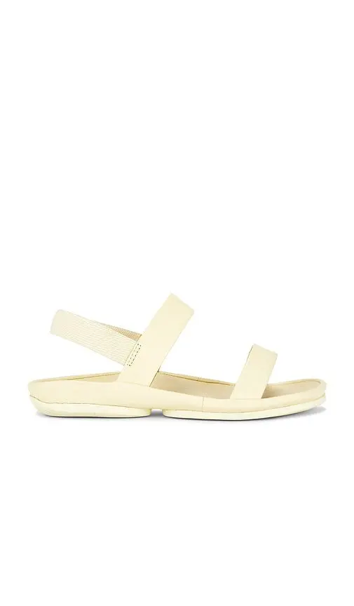 Camper Right Isla Sandal - Light Pastel Yellow