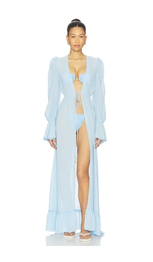 BANANHOT Berta Cover Up In Blue - Pacific Blue