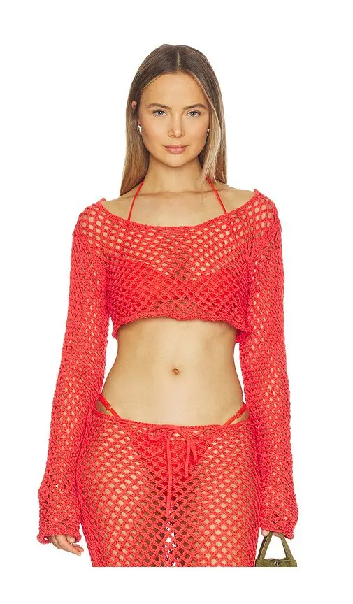 BANANHOT Magen Shirt In Red - Scarlet Red