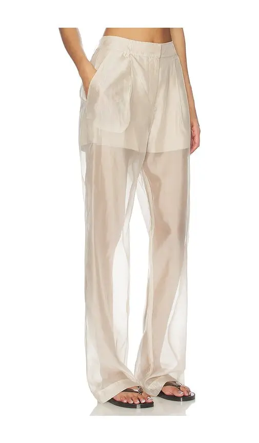 LAMARQUE Aloma Pant Organza Wide Leg Trousers