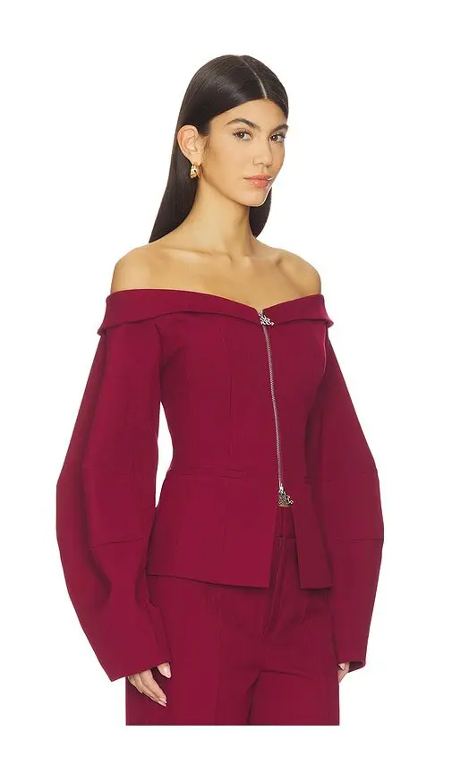 GESTUZ X Barbie Barbara Off-shoulder Blazer - Ripasso