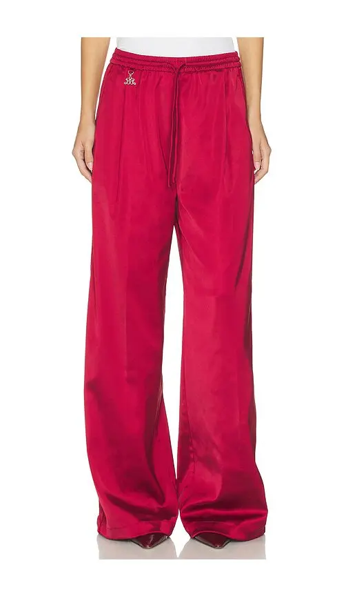 GESTUZ X Barbie Ricky Track Pants In Red - Ripasso