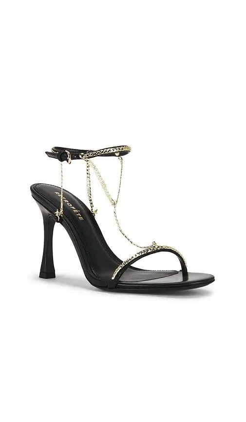 Retrofete Finny Embellished High Heel Sandals - Black