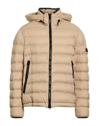 Peuterey Quilted Hooded Down Jacket - Sand