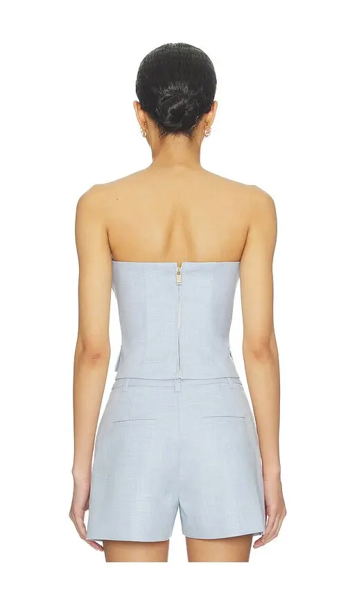 Generation Love Ellery Chambray Suiting Bustier