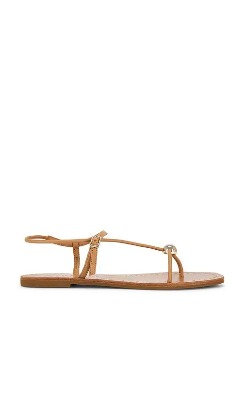 LOEFFLER RANDALL Lara Strappy Flat Sandal In Nude - Dune Nappa