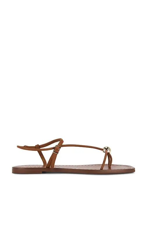 LOEFFLER RANDALL Lara Strappy Flat Sandal - Timber Nappa