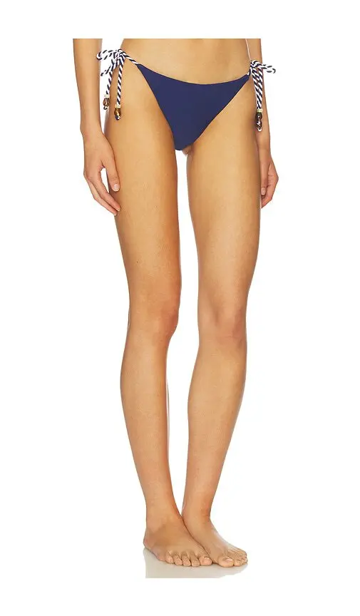 MILLY Two Tone Rope Bikini Bottom