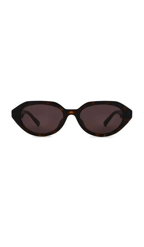 Gucci Oval Sunglasses - Havana & Brown