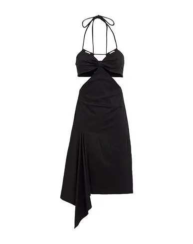 Pinko Midi Halterneck Dress - Black