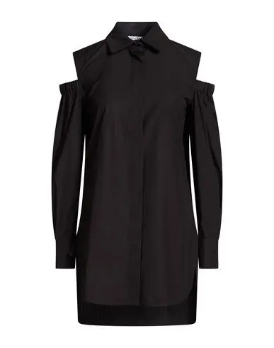 Max Mara Cotton Cold-shoulder Shirt - Black