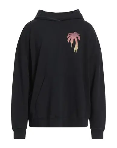Palm Angels Cotton And Elastane Sweatshirt - Black