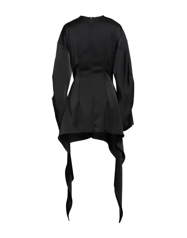 Attico Viscose Asymmetrical Mini Dress