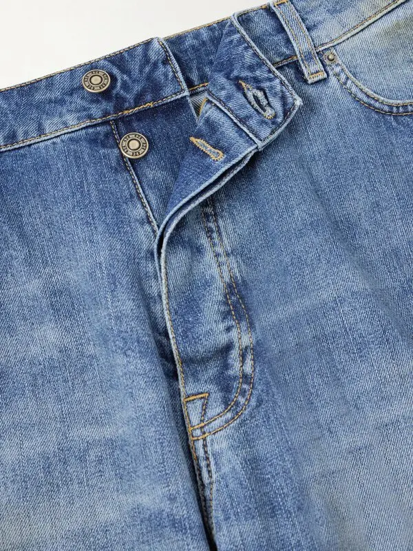 424 Wide-leg Denim Shorts