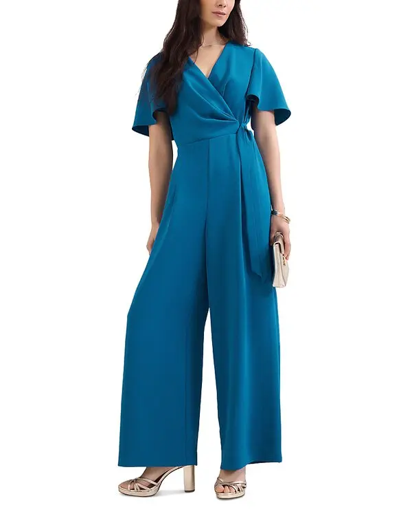 PHASE EIGHT Julissa Wide Leg Jumpsuit - Blue