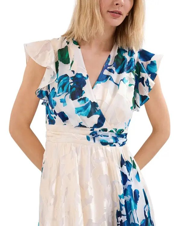 PHASE EIGHT Liana Burnout Floral Maxi Dress