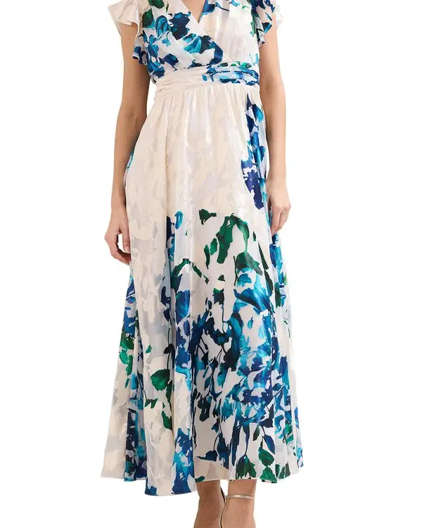 PHASE EIGHT Liana Burnout Floral Maxi Dress
