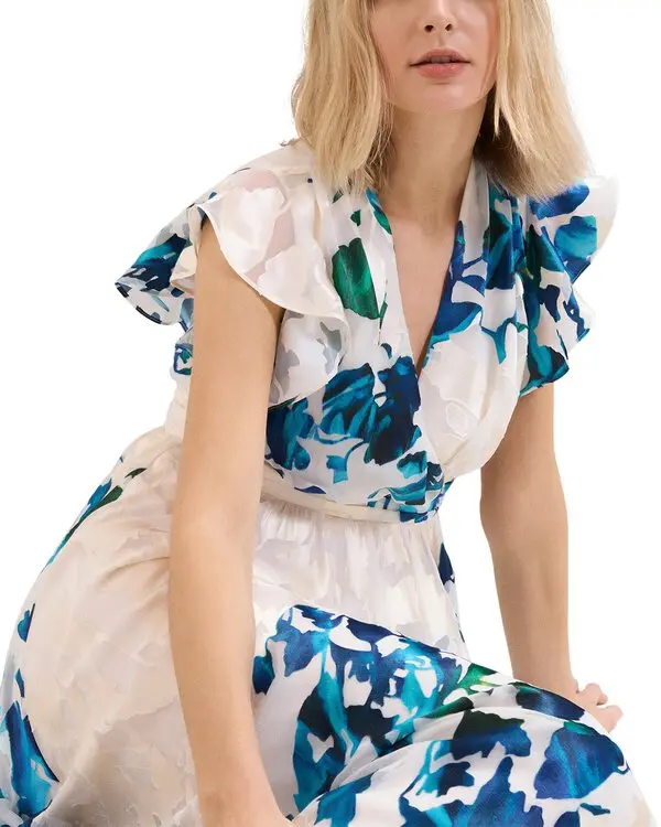 PHASE EIGHT Liana Burnout Floral Maxi Dress