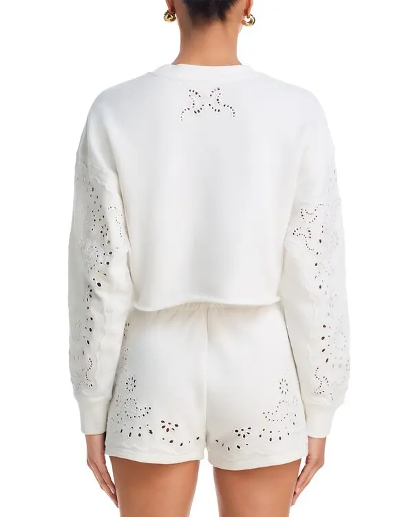 LoveShackFancy Lalo Pullover Sweatshirt
