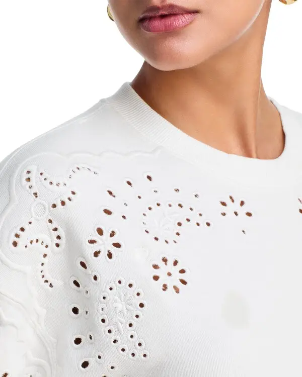 LoveShackFancy Lalo Pullover Sweatshirt