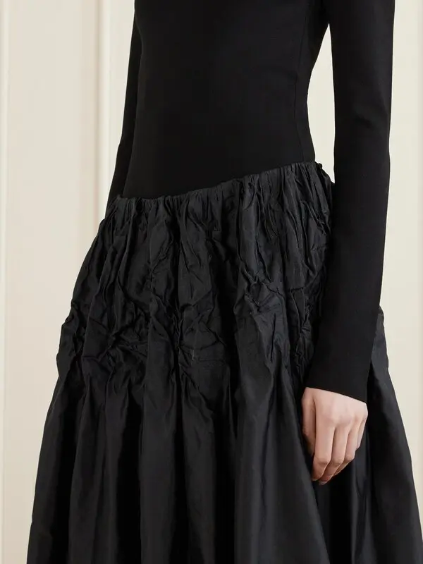 KALLMEYER Linden Crinkled Taffeta Maxi Skirt