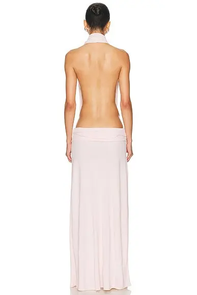 AYA MUSE Ione Halterneck Maxi Dress