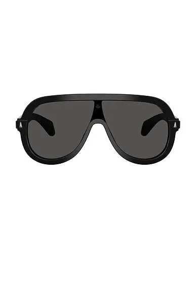 Moncler Sunsette Aviator Sunglasses - Black
