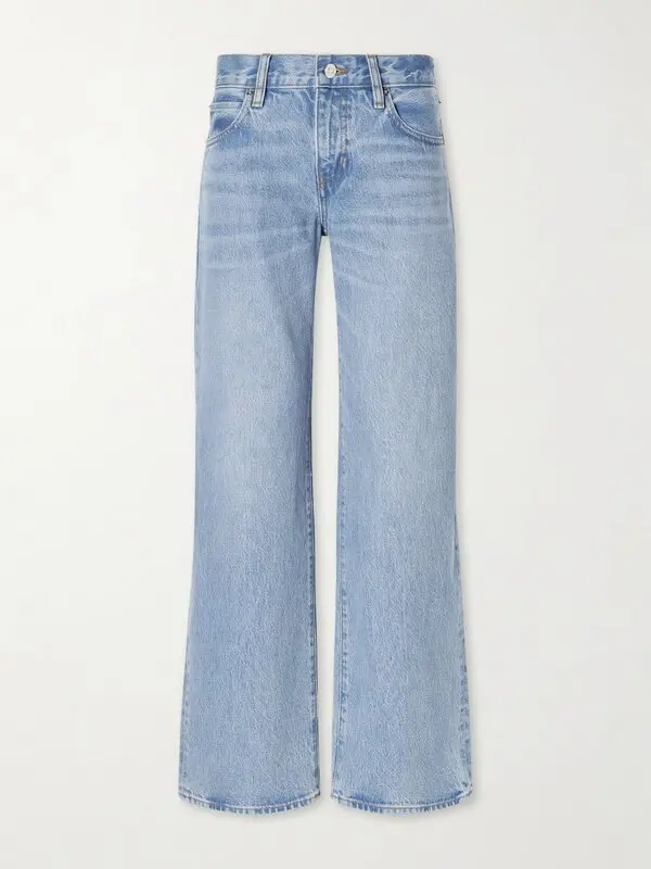 FRAME The Saturday Low-rise Straight-leg Jeans