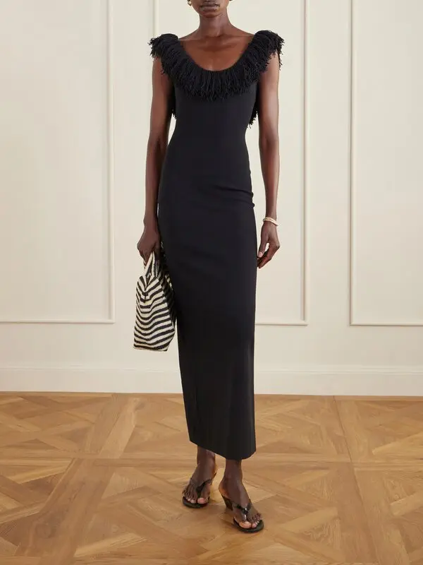 SIR. Marcelline Fringed Maxi Dress
