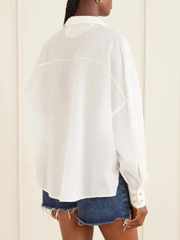 DONDE ESTEBAN Lanzarote Cotton-voile Shirt