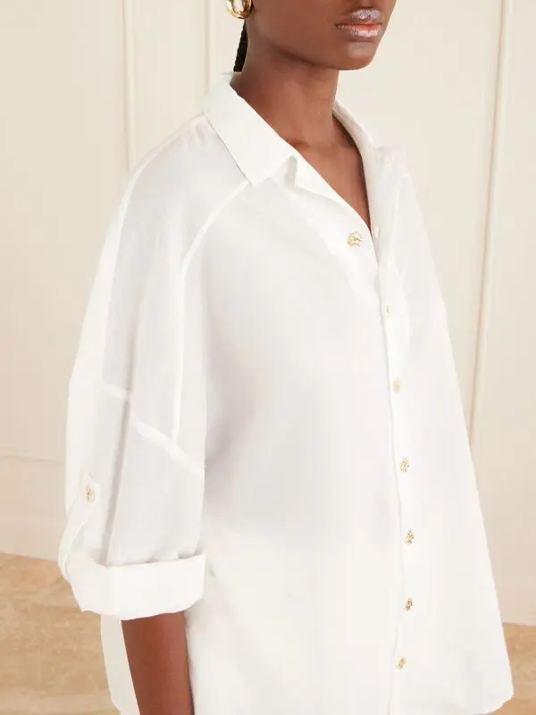 DONDE ESTEBAN Lanzarote Cotton-voile Shirt