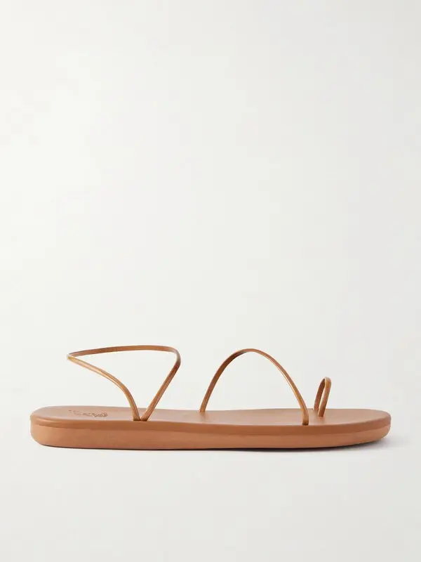 ANCIENT GREEK SANDALS Kansiz Leather Sandals - Brown