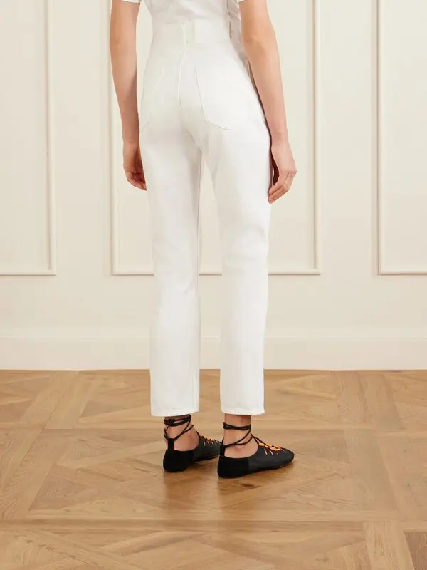 Alaïa High-rise Slim-leg Jeans