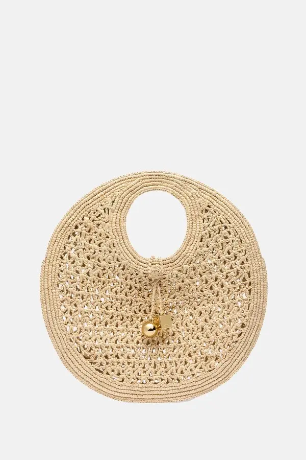 Jacquemus Le Petit Rond Beach Bag - Beige
