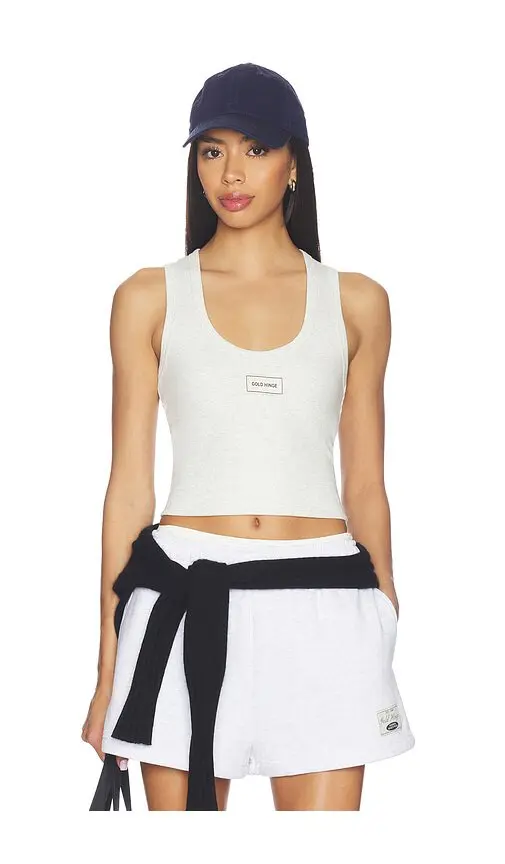GOLD HINGE Ribbed Cotton Tank Top