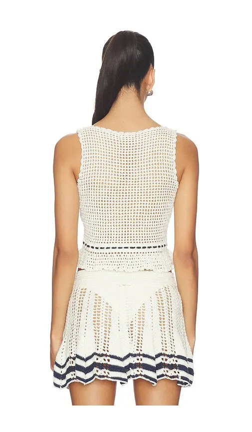 My Beachy Side Amie Hand-crocheted Top
