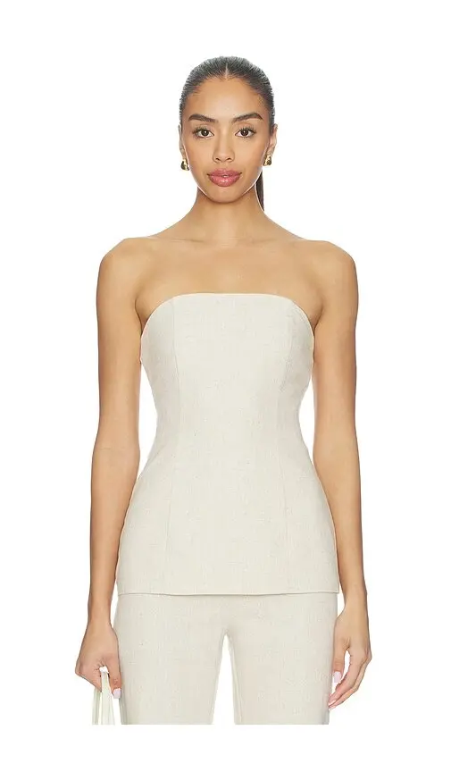 ALL THE WAYS Strapless Top With Silicone Grip Trim