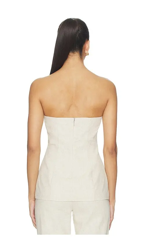 ALL THE WAYS Strapless Top With Silicone Grip Trim