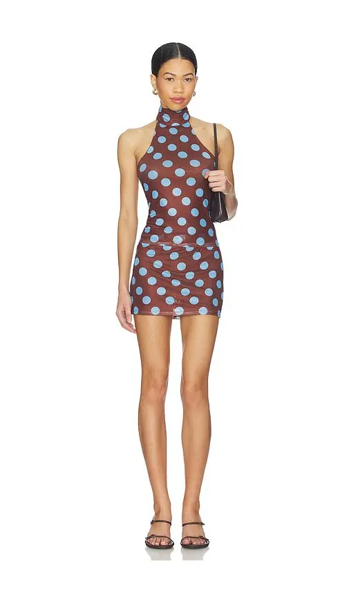 MORE TO COME Virlen Mini Skirt Set - Brown