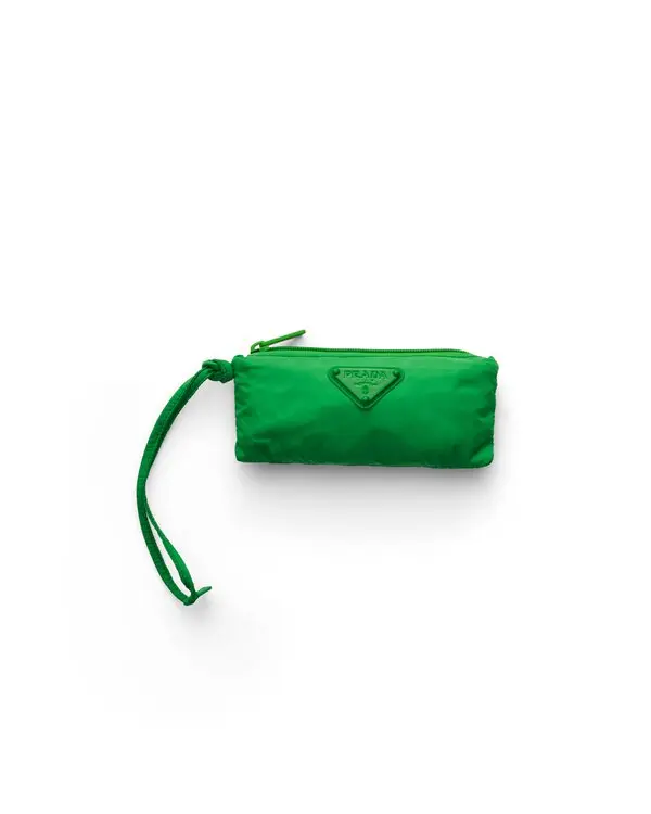 Prada Foldable Re-nylon Pouch - Emerald