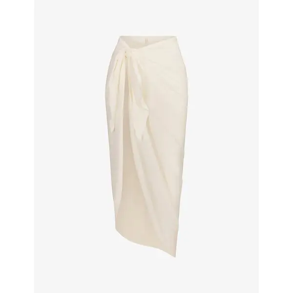 SKIMS Cover-ups Cotton Tie Sarong - Egret