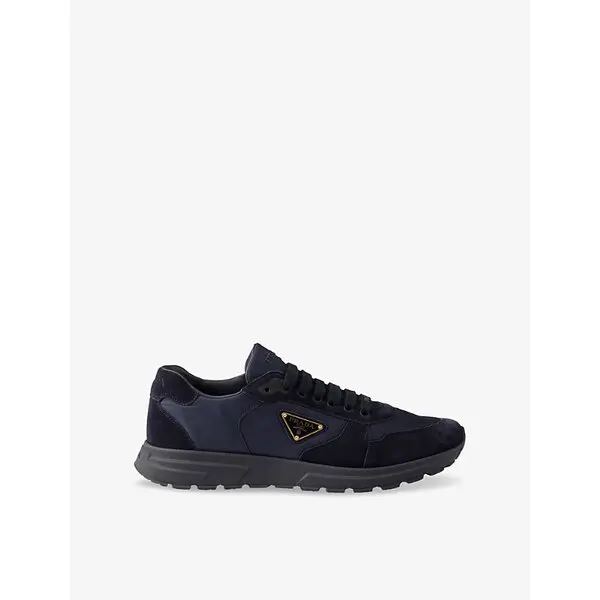 Prada Prax 01 Re-nylon And Suede Trainers