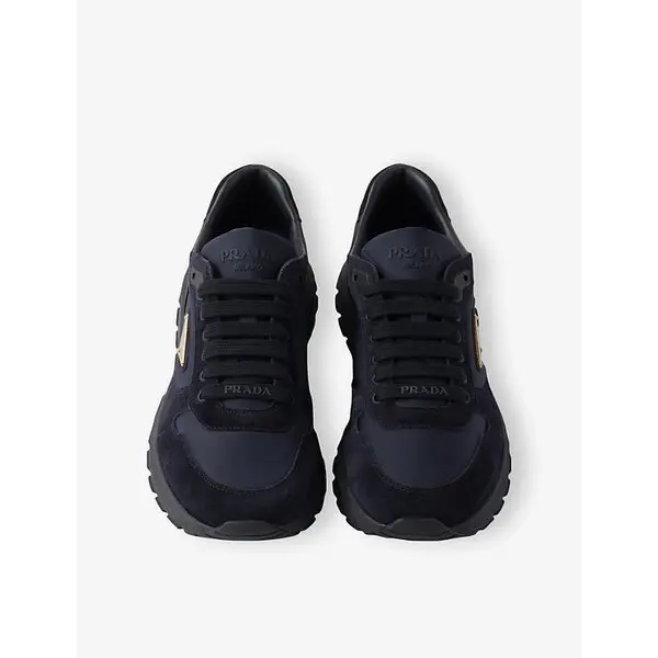 Prada Prax 01 Re-nylon And Suede Trainers
