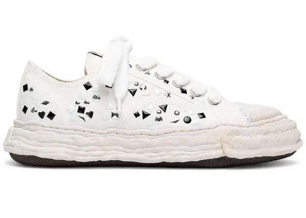 Mihara Yasuhiro Peterson 23 Og Sole Embellished Low-top Sneakers - White