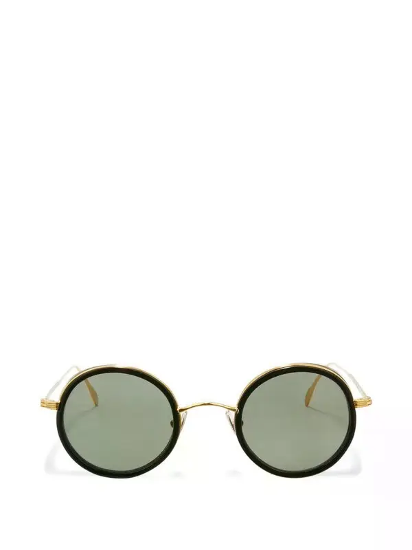 Ermanno Scervino X L.g.r Round-frame Sunglasses - Black