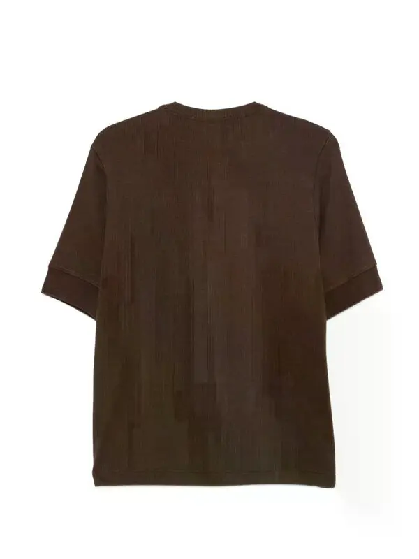 CDLP Ribbed-knit T-shirt - Brown
