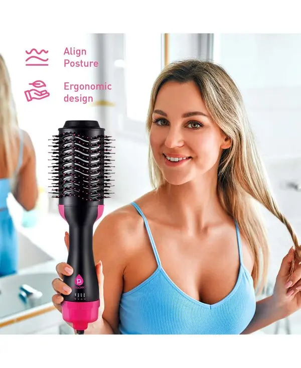 PURSONIC Style-on-the-go Bundle Â Cordless Hair Straightener & One Step Volumizer Brush For Sleek