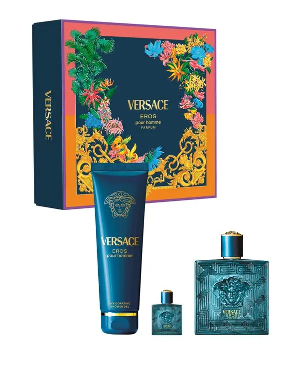 Versace 3-pc. Eros Eau De Parfum And Shower Gel Set - No Color
